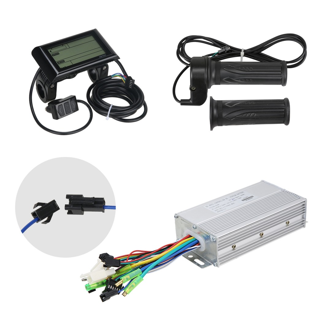 Voilamart 1000W Turn to LCD Display Electric Bicycle Conversion Kit ...