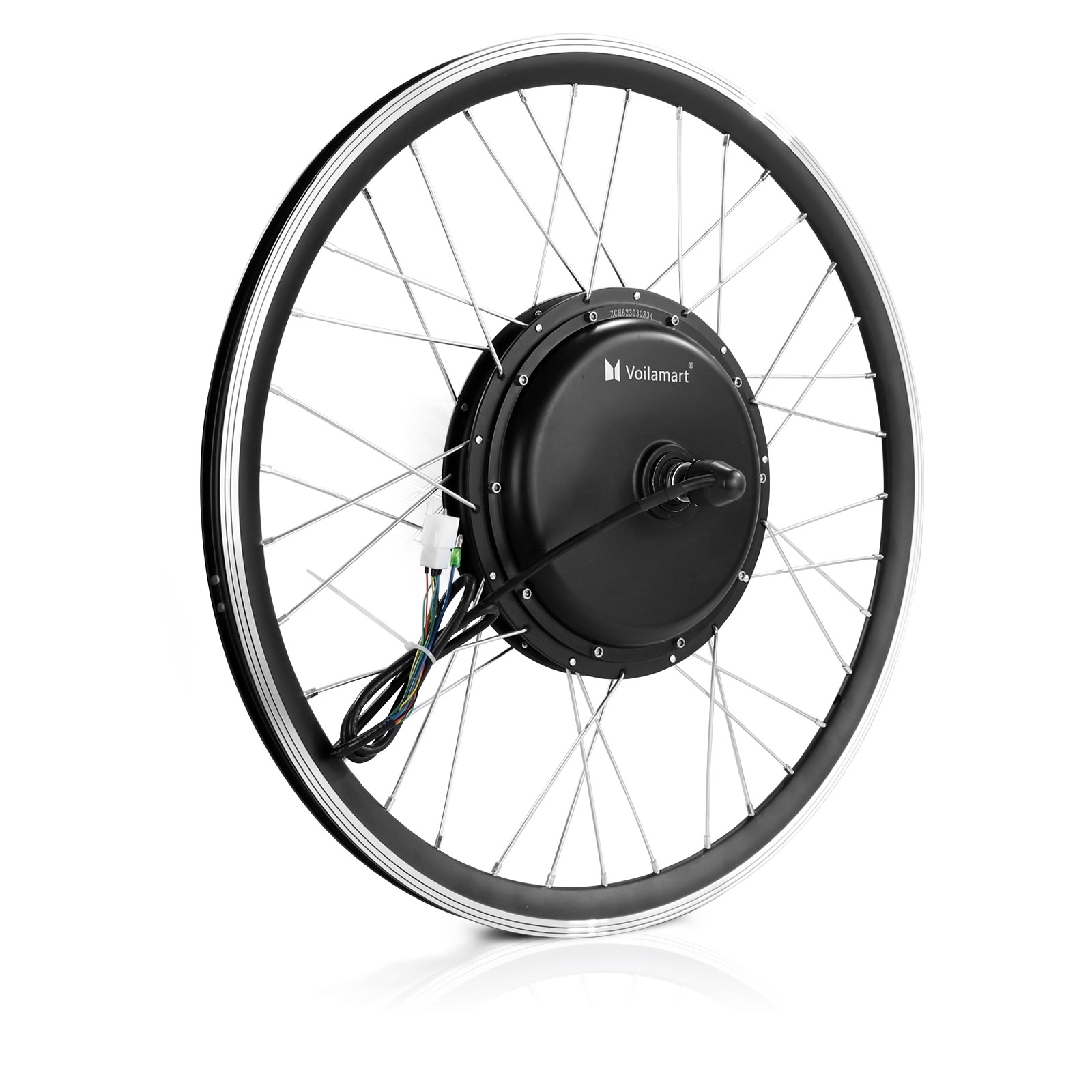 48V 1500W 27.5" Front Brushless Gearless Hub Motor Wheel - 1500W Motor ...