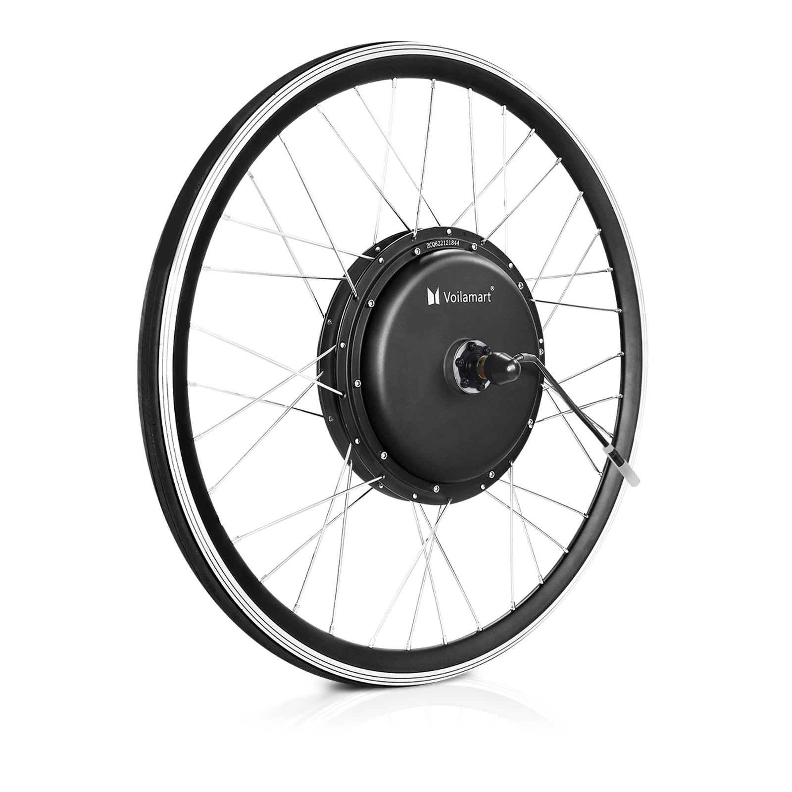 Waterproof 48V 2000W 26" Rear Brushless Gearless Hub Motor Wheel