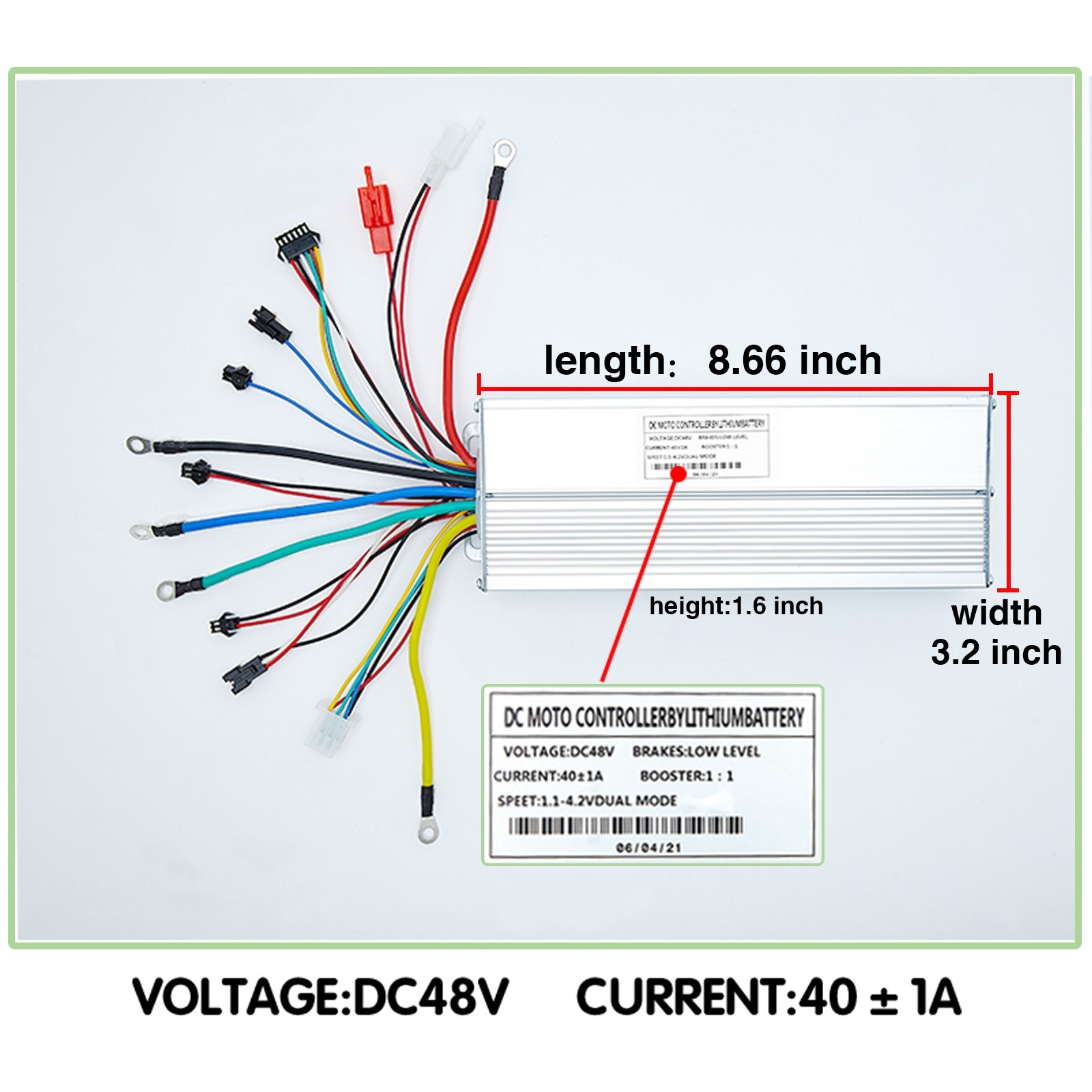 Electric Bicycle Conversion Kit, 48V 2000W EBike Brushless Gearless Hub ...