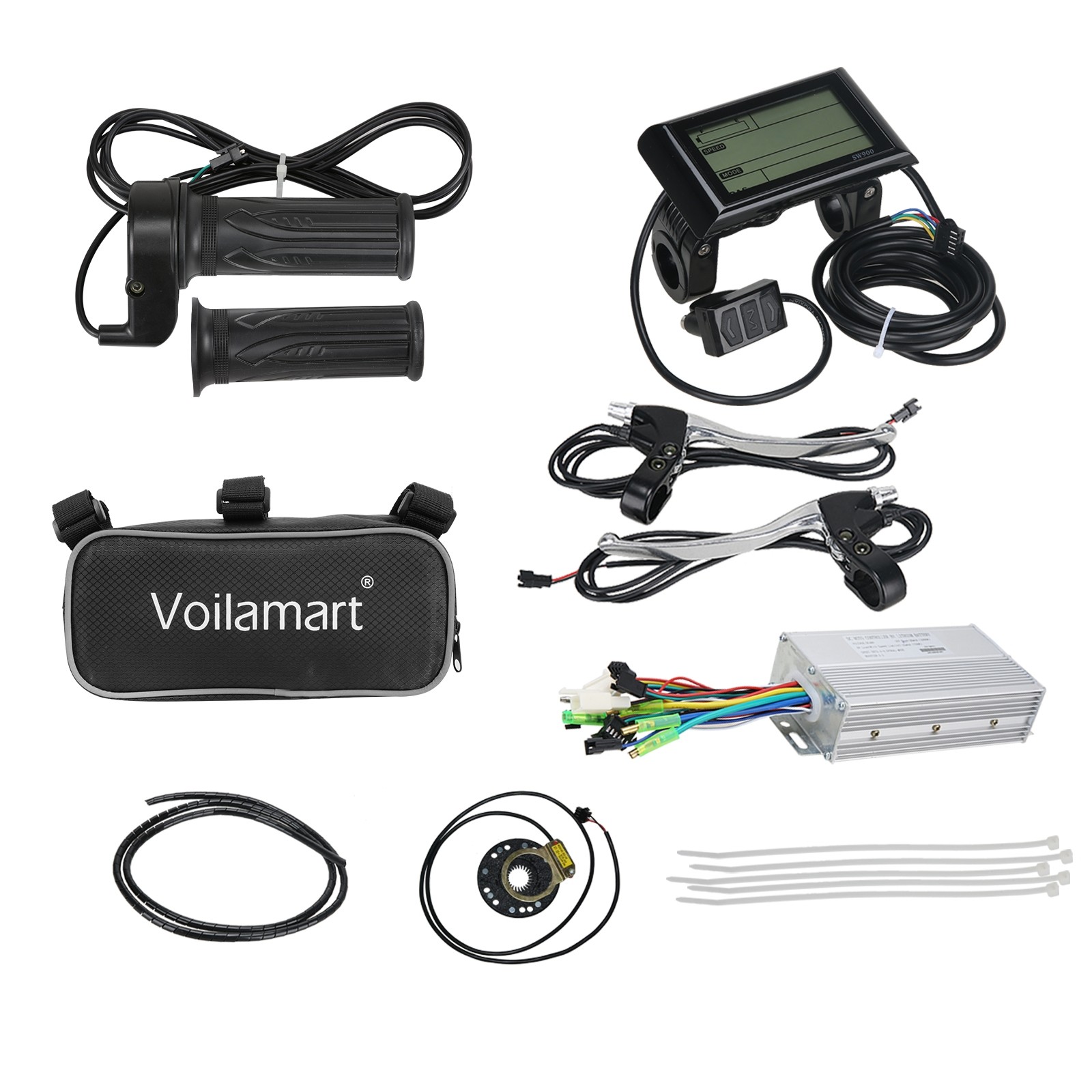 Voilamart 1000W 29" Electric Bicycle Conversion Kit Ebike Motor Cycling ...