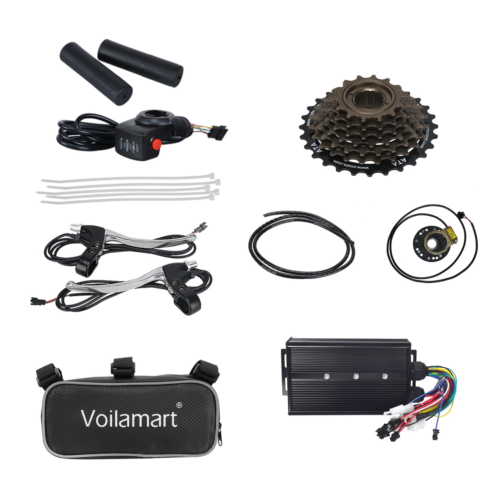 Voilamart 2000W 27.5" Electric Bicycle Conversion Kit Ebike Motor ...